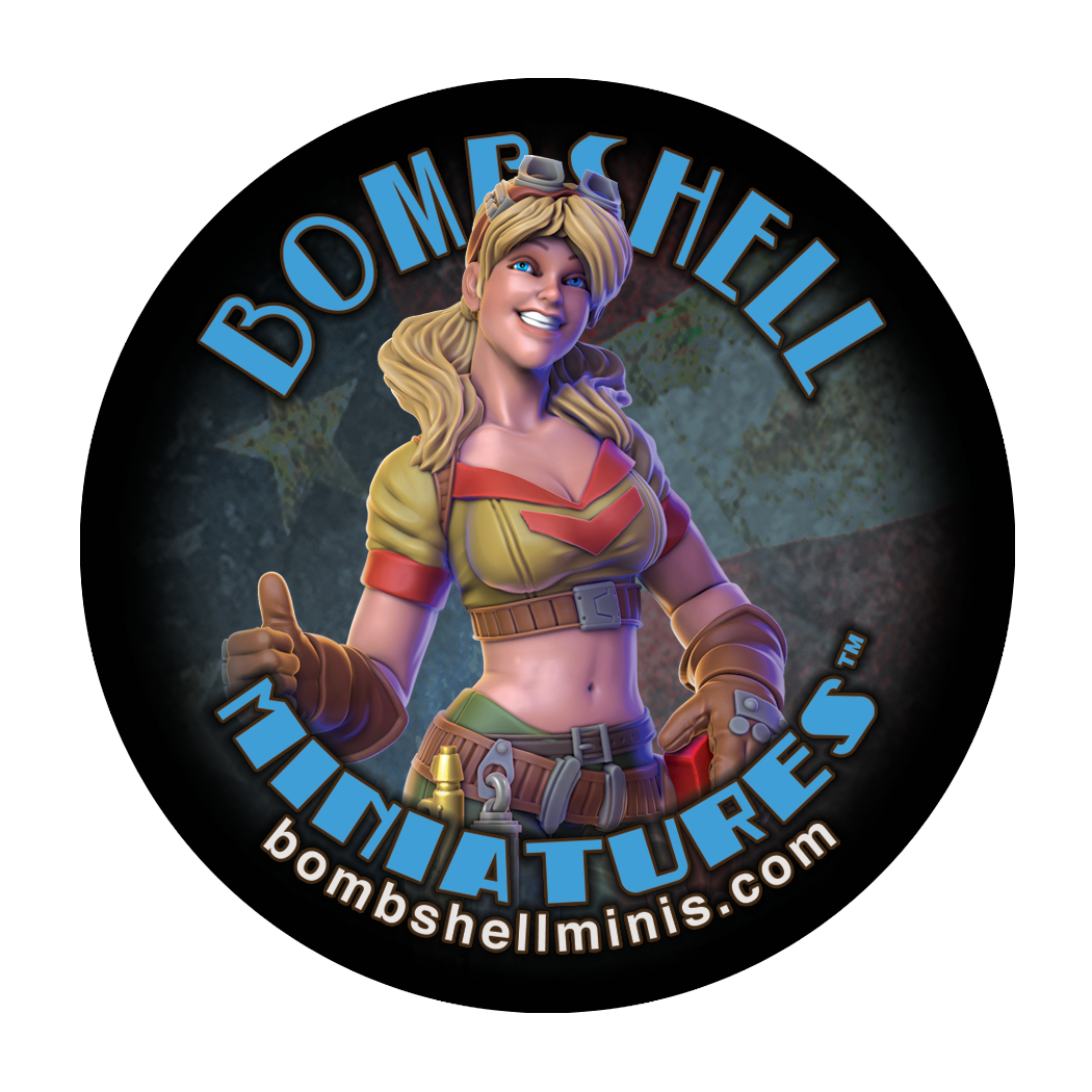 Bombshell Miniatures logo